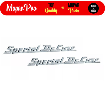 Deluxe emblems. | eBay