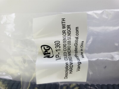 Vanguard VP-1360 Corded Sensor With Hardwired Micro USB Sensor - New in ...