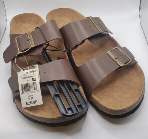 Falls Creek Sandals James Brown Meijer color Brown Men's Size 9 NMUH32 ...