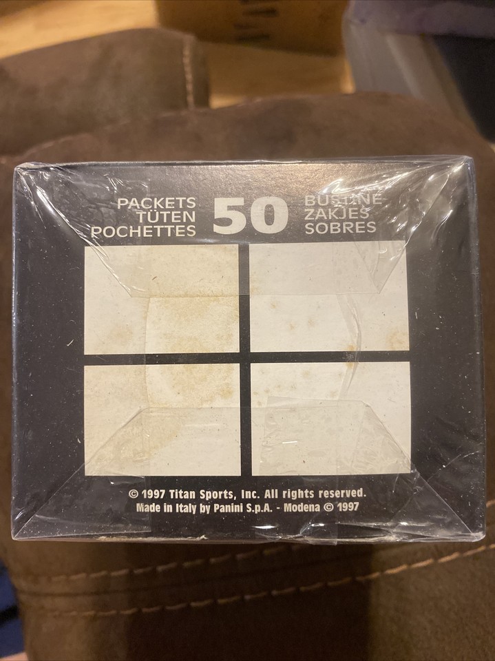 WWF Panini Box 1997 Panini Wwf Superstars Stickers Box Wwe Sealed Box ...