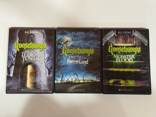 Goosebumps R.L. Stine Lot Of 3 DVDs Monster Blood A Night In Terror ...
