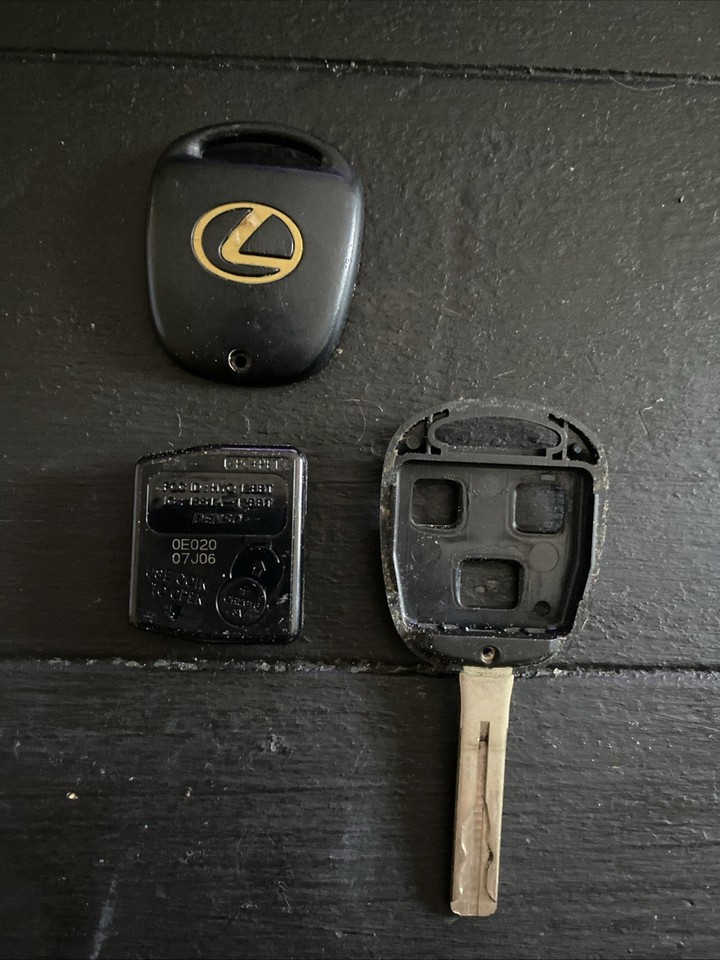 LEXUS RX330 RX350 RX400H COMBO HEAD KEY REMOTE FOB FCC: HYQ12BBT 3-BTN ...