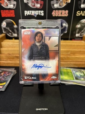Maya Erskine Sully Stark 2025 Topps Chrome Star Wars REFRACTOR AUTO ...