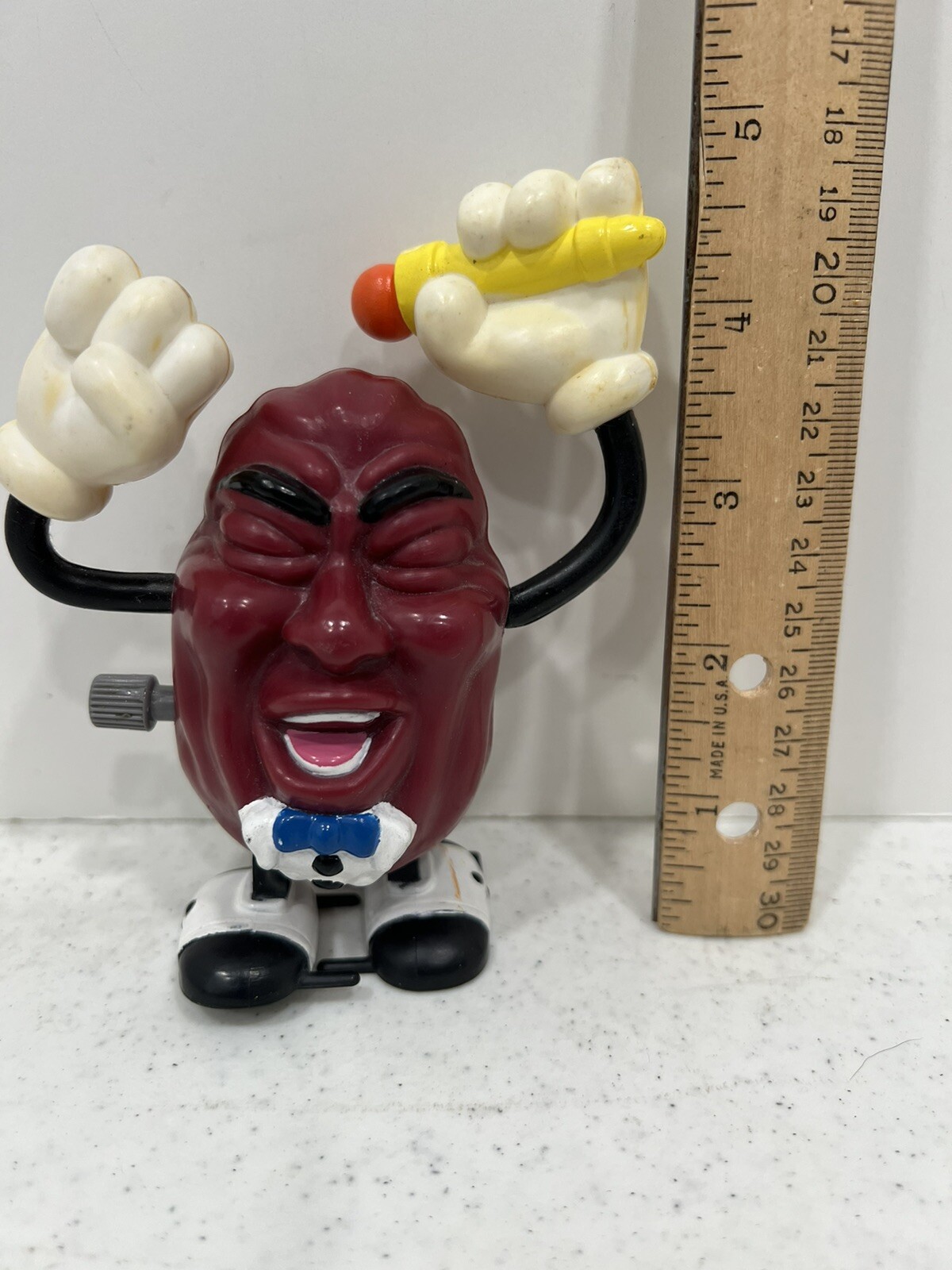 Vintage 1988 Applause California Raisin Walking Wind-Up Toy Nasta Inc ...