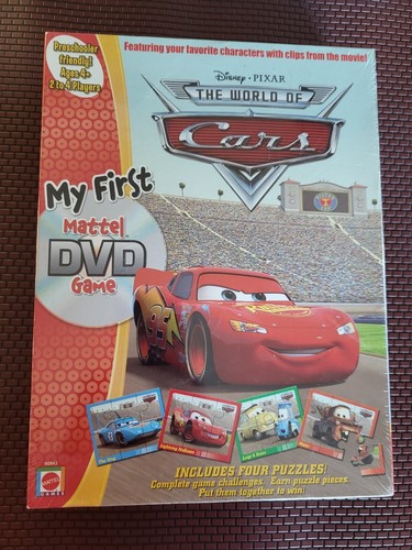Disney Pixar Cars "My First Mattel DVD Game" by Mattel 2008 - Sealed ...