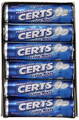 24 Rolls Certs Mints Peppermint Classic Mints | eBay
