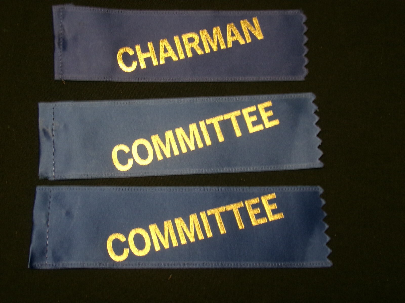 Chairman & Committee Ribbon Pins, Lot of 3 5 inches Long c9 | eBay