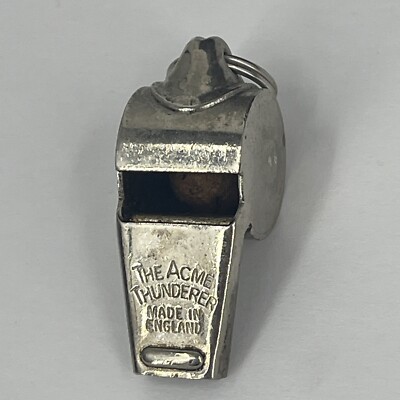 Vintage ACME Thunderer Whistle Copper Whistle Made In England | eBay