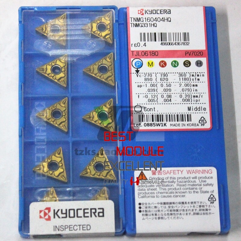 10PCS/BOX Kyocera TNMG160404HQ PV7020 NEW 100% Quality Assurance | eBay