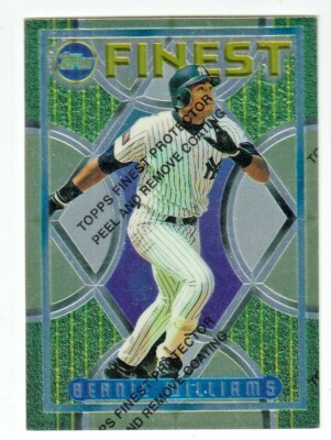 Bernie Williams 1995 Topps Finest ML Baseball trading Card # 209 ...