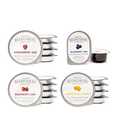 BULK LOT 80 x Beerenberg Mixed Jams Strawberry, Honey, Blueberry ...