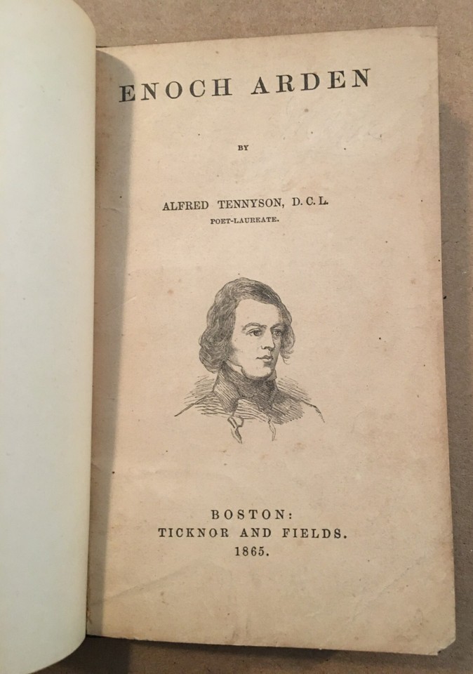 Enoch Arden, by Alfred Tennyson - Ticknor and Fields - Hardcover - 1865 ...