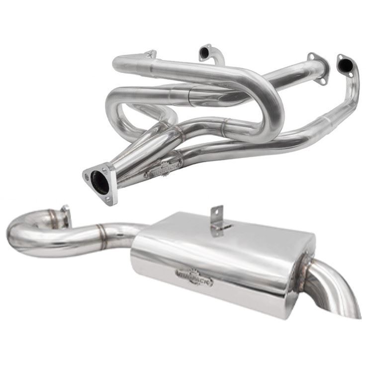 BUGPACK Stainless Steel 1-5/8" Merged Racing Exhaust Header W/Mondo ...