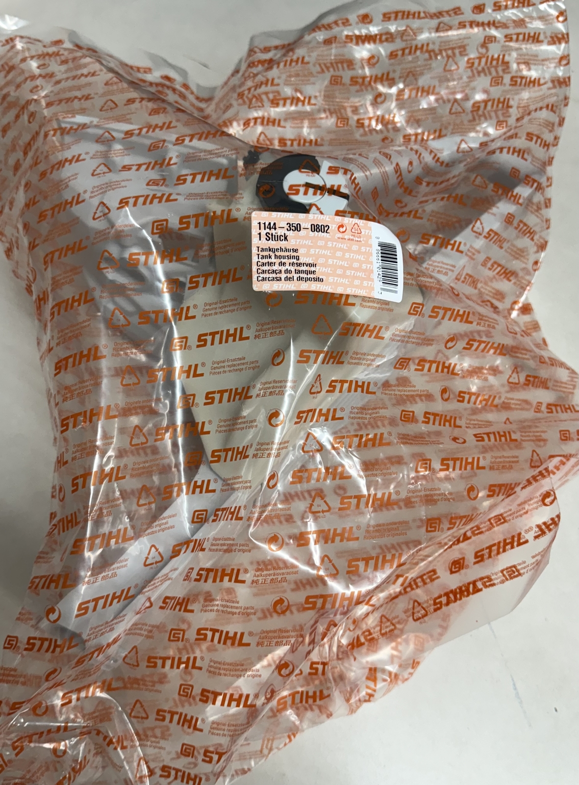 STIHL OEM TANK HOUSING HANDLE 1144 350 0802 MS661C MS 661 C-M R MAGNUM ...