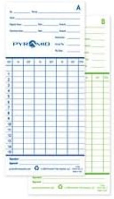 Time Clocks - Time Card