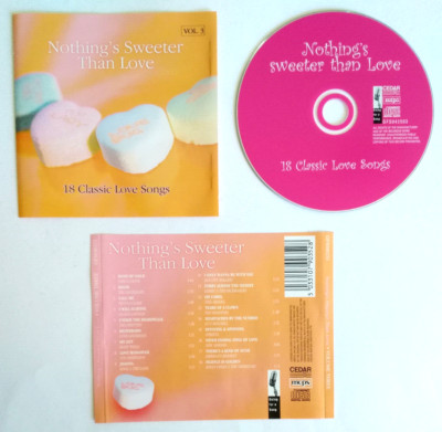 Cd Nothing's Sweeter Than Love Compilation 18 Classic Love Songs Cedar ...