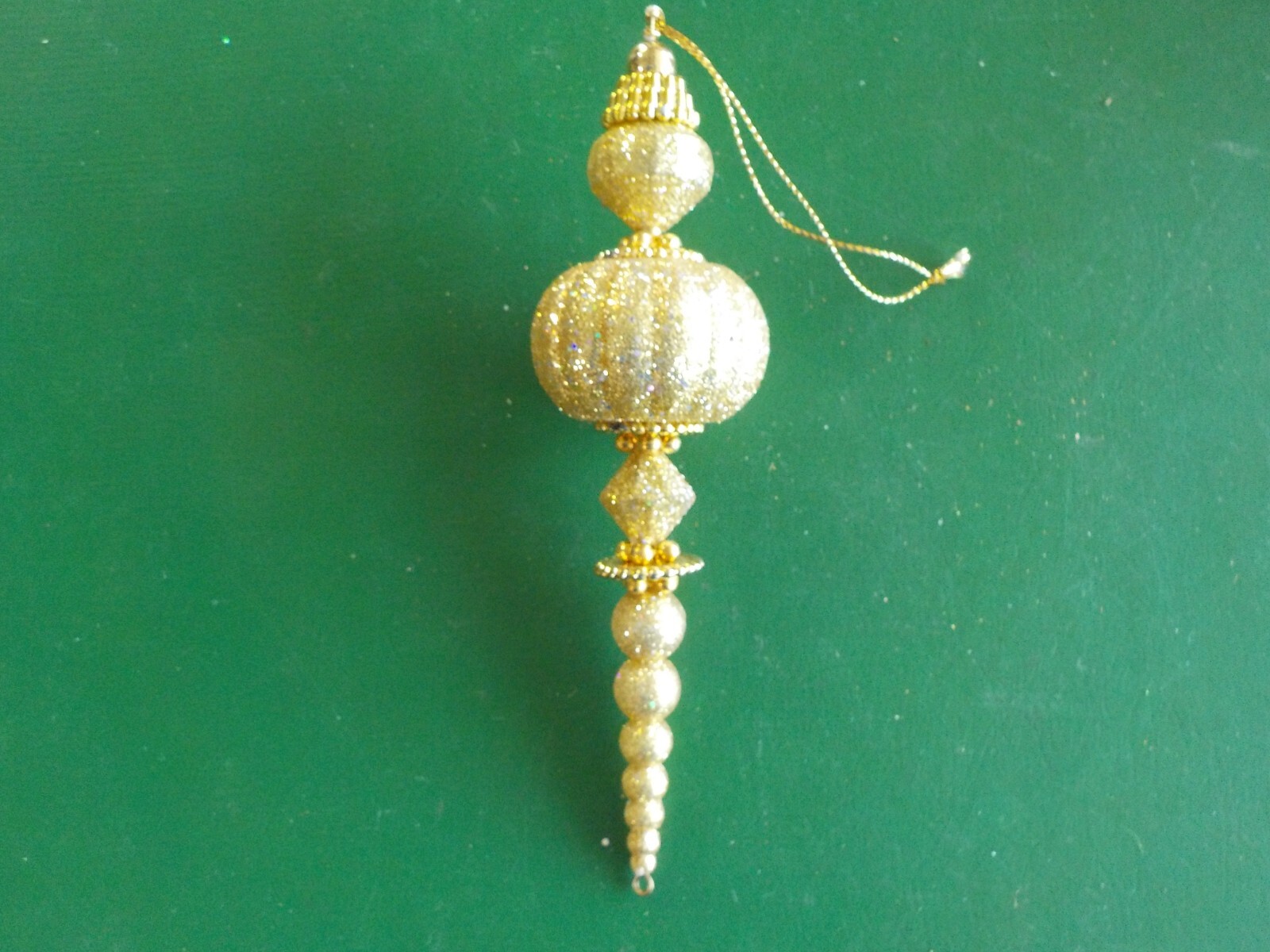 Gold Christmas Tree Ornament 5.5" tall (KM 3) | eBay