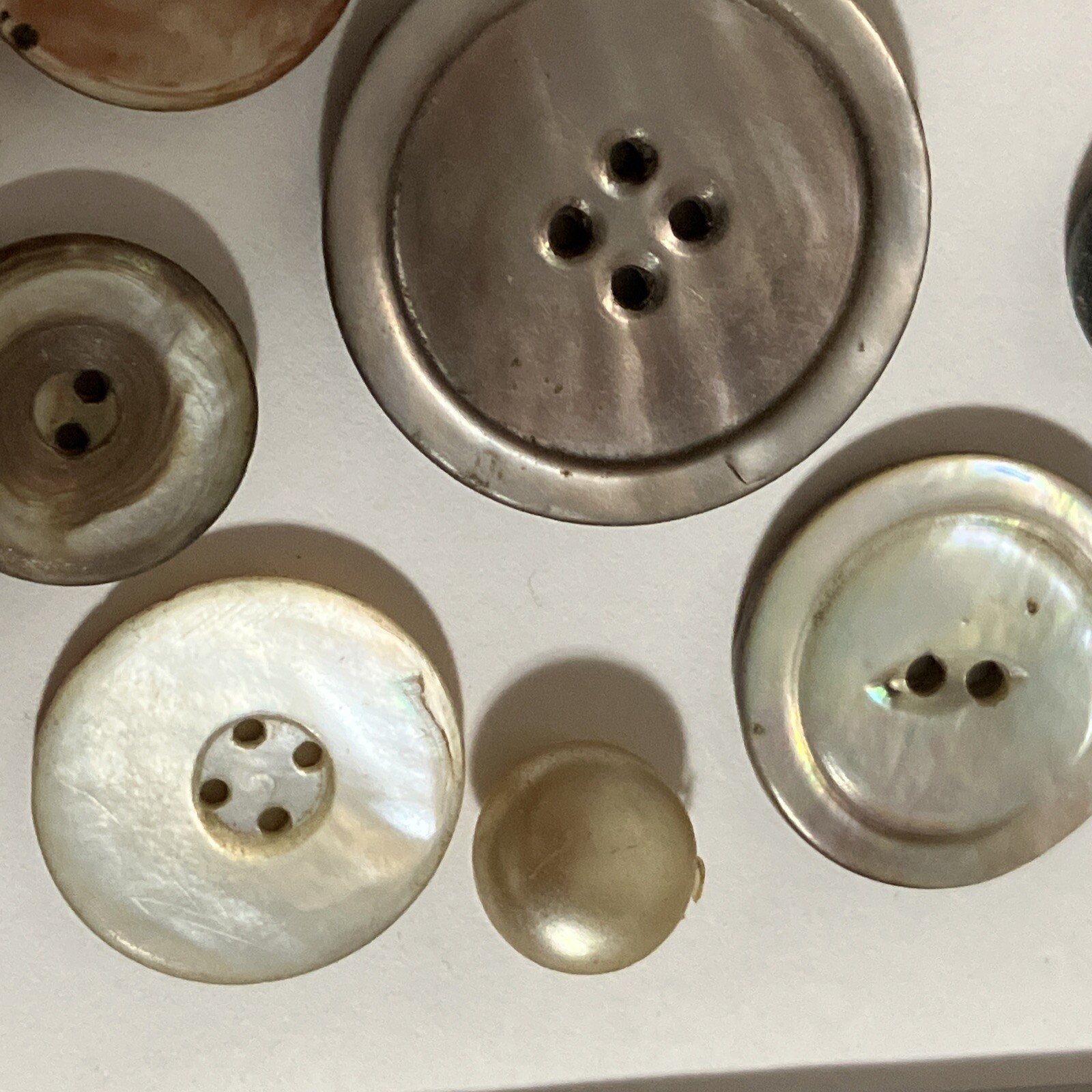 AMAZING ANTIQUE LOT 24 VICTORIAN ERA RARE PEARLS ART DECO BUTTON LOT 1 ...