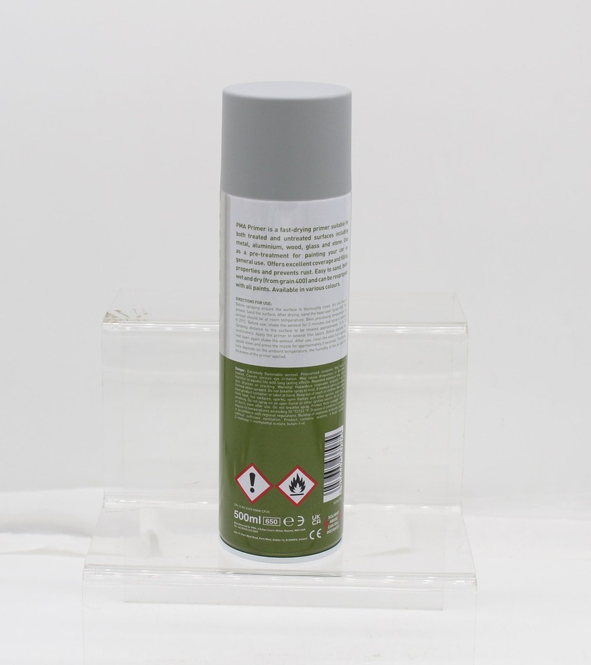 PMA 500ml Grey Primer Aerosol Spray Paint 3 Different Pack Sizes All ...