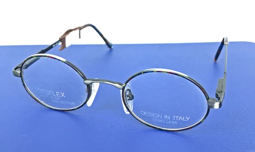 TOTS Flex Kids Antique Silver Color 42-20-130 Vintage Eyeglass Frames ...