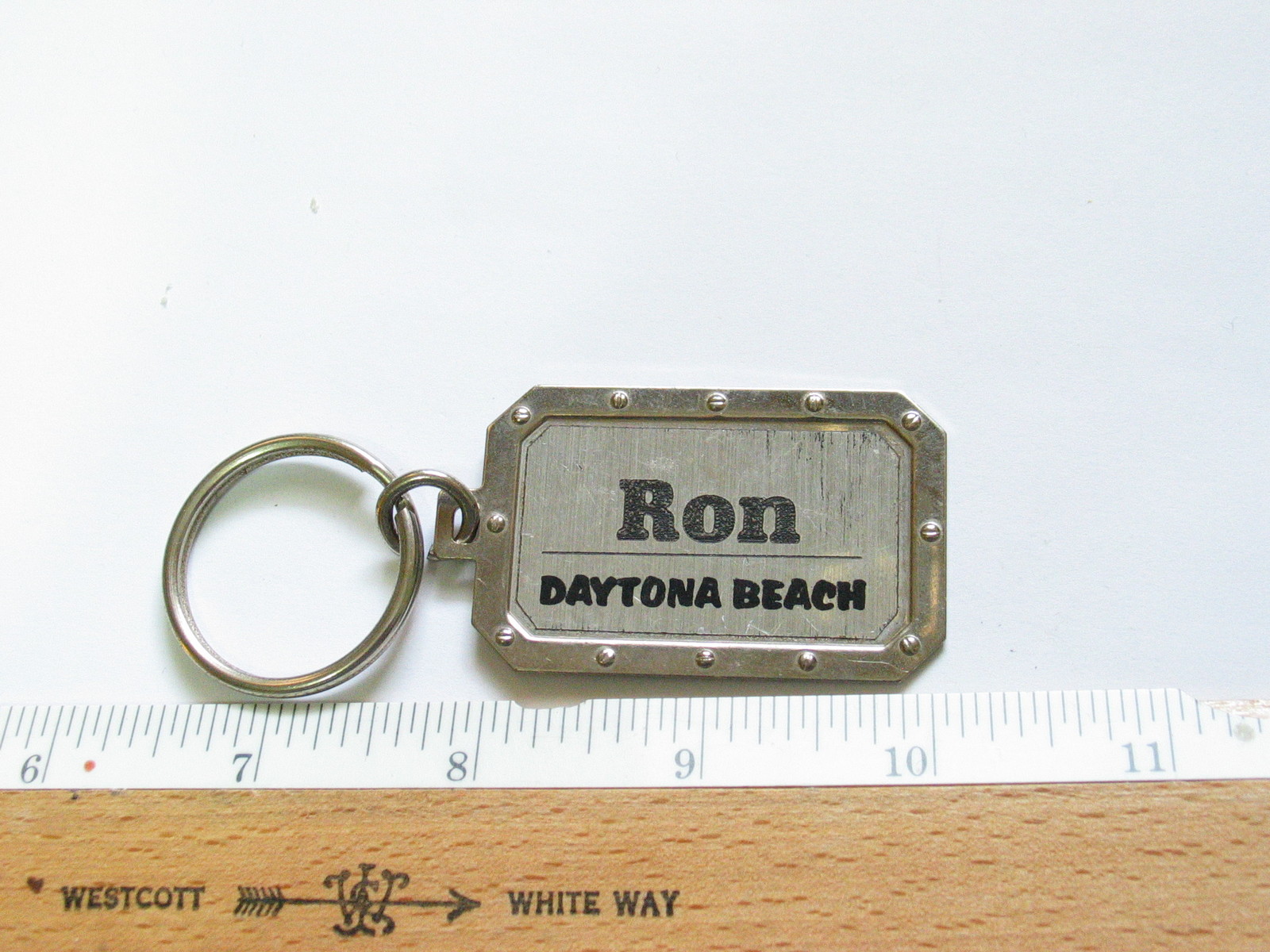 Ron Name Tag Key Chain , Daytona Beach Keychain | eBay