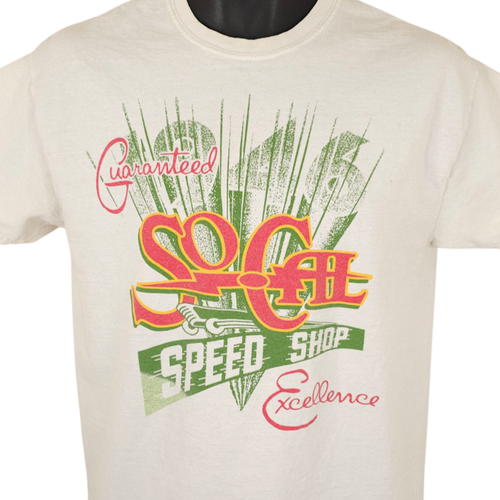 So Cal Speed Shop T Shirt Mens Size Medium White Hot Rods Racing | eBay