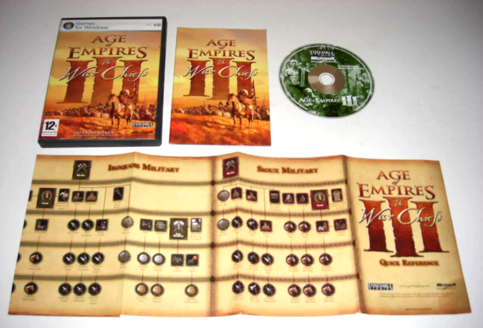 Age of Empires III: The War Chiefs PC Game Expansion Pack with key ...