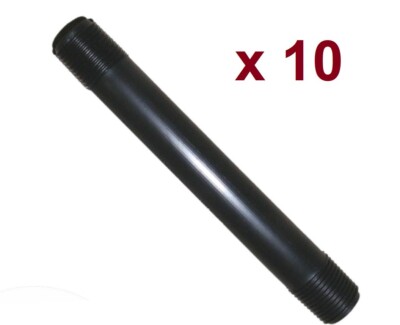 POLY RISER 25MM X 20MM BSP BLACK MALE X FEMALE 200MM LENGTH x10PCS | eBay