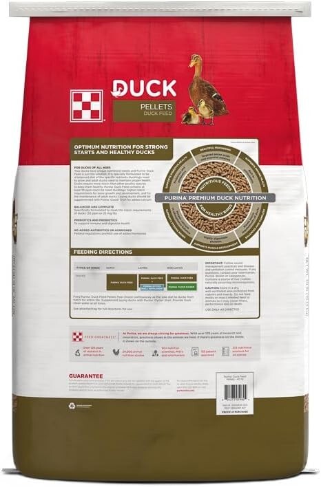 Purina Duck Feed Pellets 40lb (3004428-205) | eBay