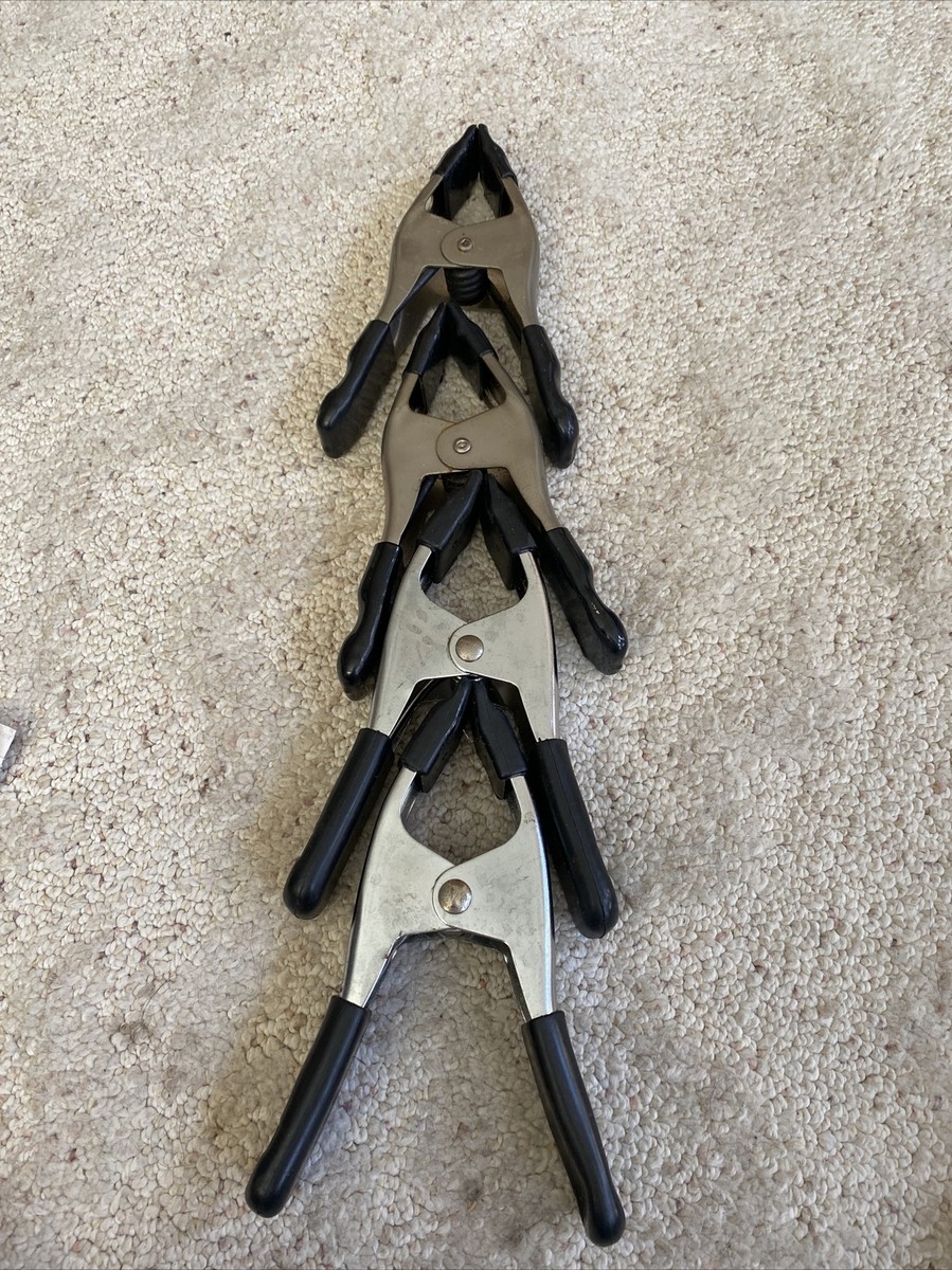 Spring Clamps 6 Inch 6-Pack Of 6-Inch Metal Spring Clamps With Rubber ...