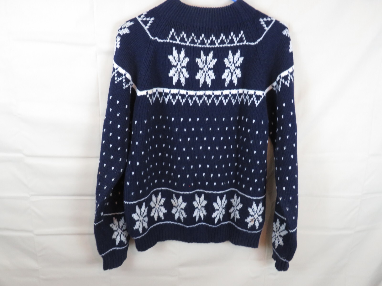 VTG JC Penney Sweater Women Medium M Knit Design Retro Hobo Snowflake ...