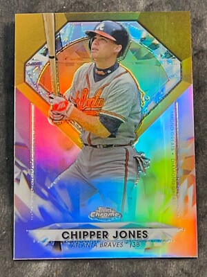 2022 Topps Chrome Update REFRACTOR DIAMOND GREATS Chipper Jones, item 1 ...