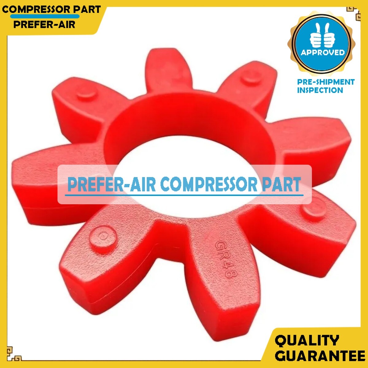 Rubber Coupling Insert Fit for KTR ROTEX GS8 GS9 GS12 19 GS24 - GS48 ...