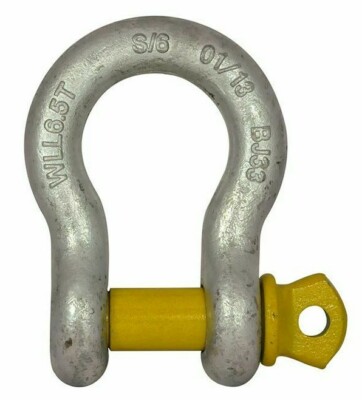 Beaver HOT DIPPED GALVANISED SCREW PIN SHACKLE 22x25mm 6.50T Grade "S ...