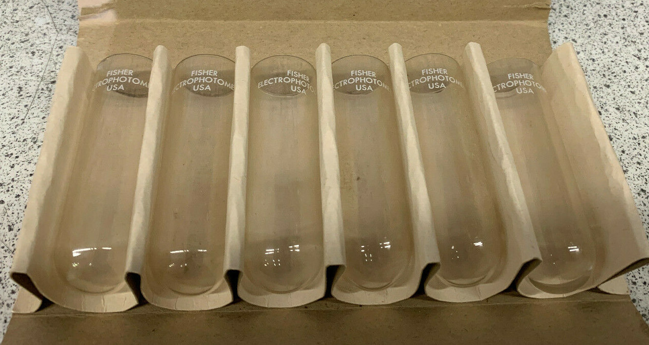 Lot of 6 Fisher Electrophotometer Tube for Spectrophotometer | eBay