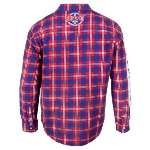 NFL WORDMARK FLANNEL Team Logo Long Sleeve Shirt Officially Licensed ...