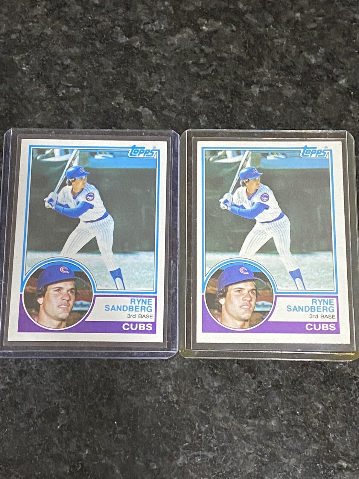 1983 Topps Ryne Sandberg #83 Rookie Card - HOF Chicago Cubs Error Card ...