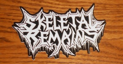 Skeletal Remains Sticker 5x3 Death Metal | eBay