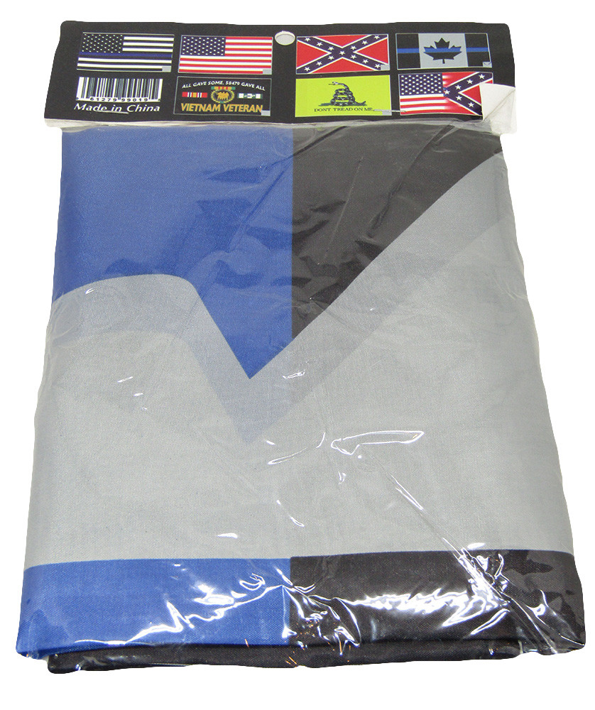 3x5 Thin Blue Line Canada Police Lives Memorial Fallen Officers Flag ...