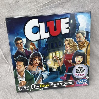 Hasbro gaming Clue Classic Board Game Model A5826, Mansion Murder ...
