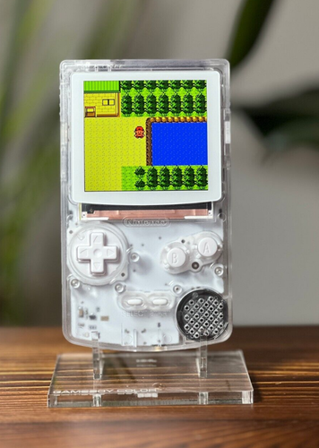 Clear White FPGBC Gameboy Color GBC Funnyplaying IPS Screen USB-C ...