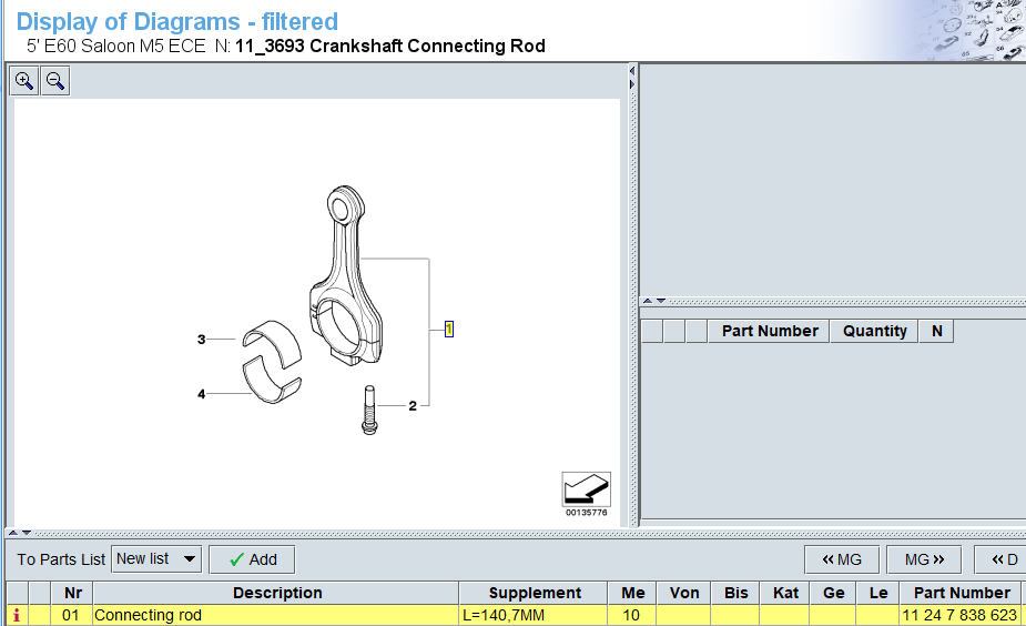 BMW E60 E61 E63 E65 M5 M6 S85 V10 Piston Rings Connecting Rod Con Rod ...