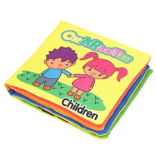 Development Baby Soft Cloth Book With Squeaky Sound Infant For Newborn ...