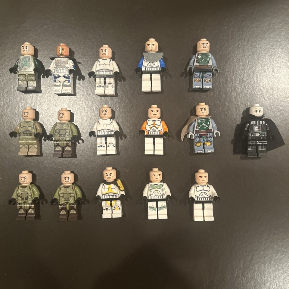 LEGO STARWARS LOT OF 26, CAPTAIN REX, COMMANDER GREE, FIVES! | eBay