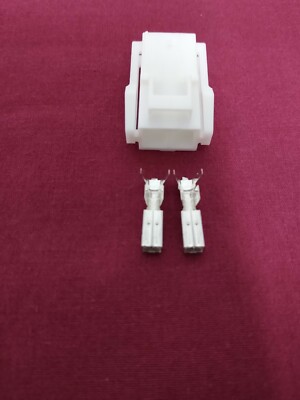 KENWOOD 2 PIN MOBILE RADIO POWER PLUG CONNECTOR FEMALE/RADIO SIDE-TK ...