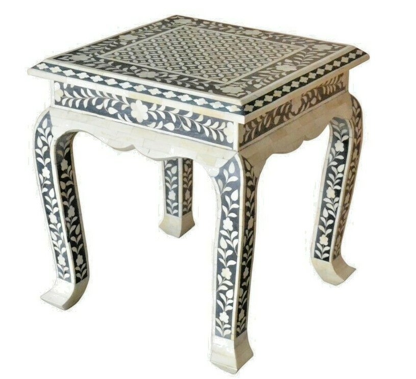 Indian Handmade Bone Inlay Coffee Table / Center Table | eBay