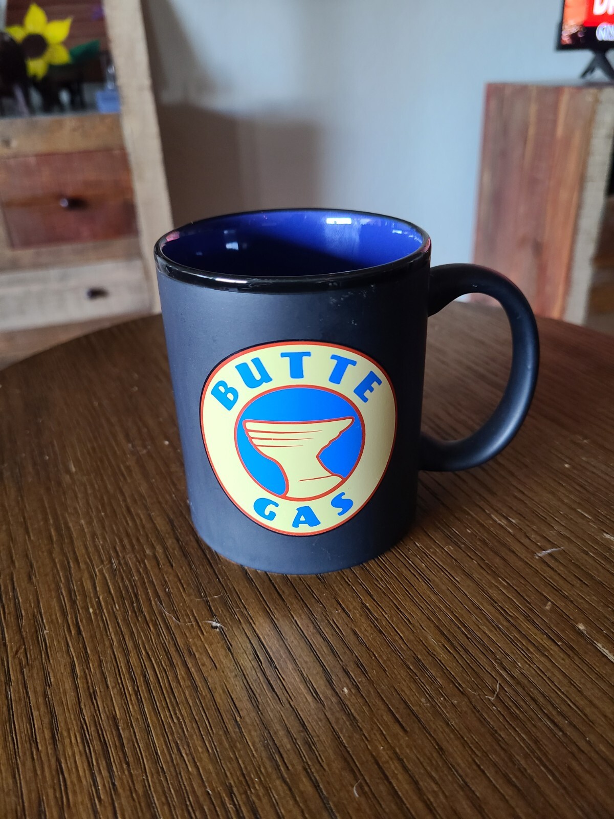 Disney Pixar CARS LAND BUTTE GAS Matte Black MUG | eBay