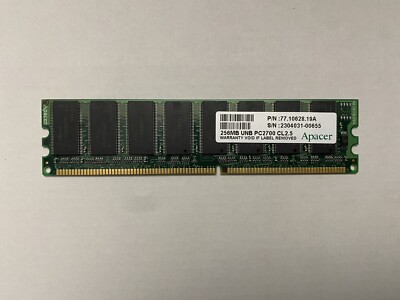 Apacer 256MB PC2700 DDR 333Mhz DIMM Desktop RAM | eBay