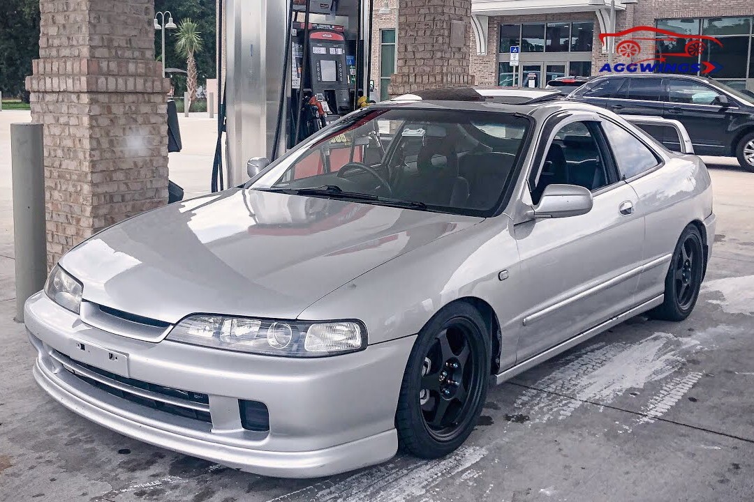 Aile aileron Acura Integra DC2 JDM argent peint NH583M 1994-2001 type-R ...