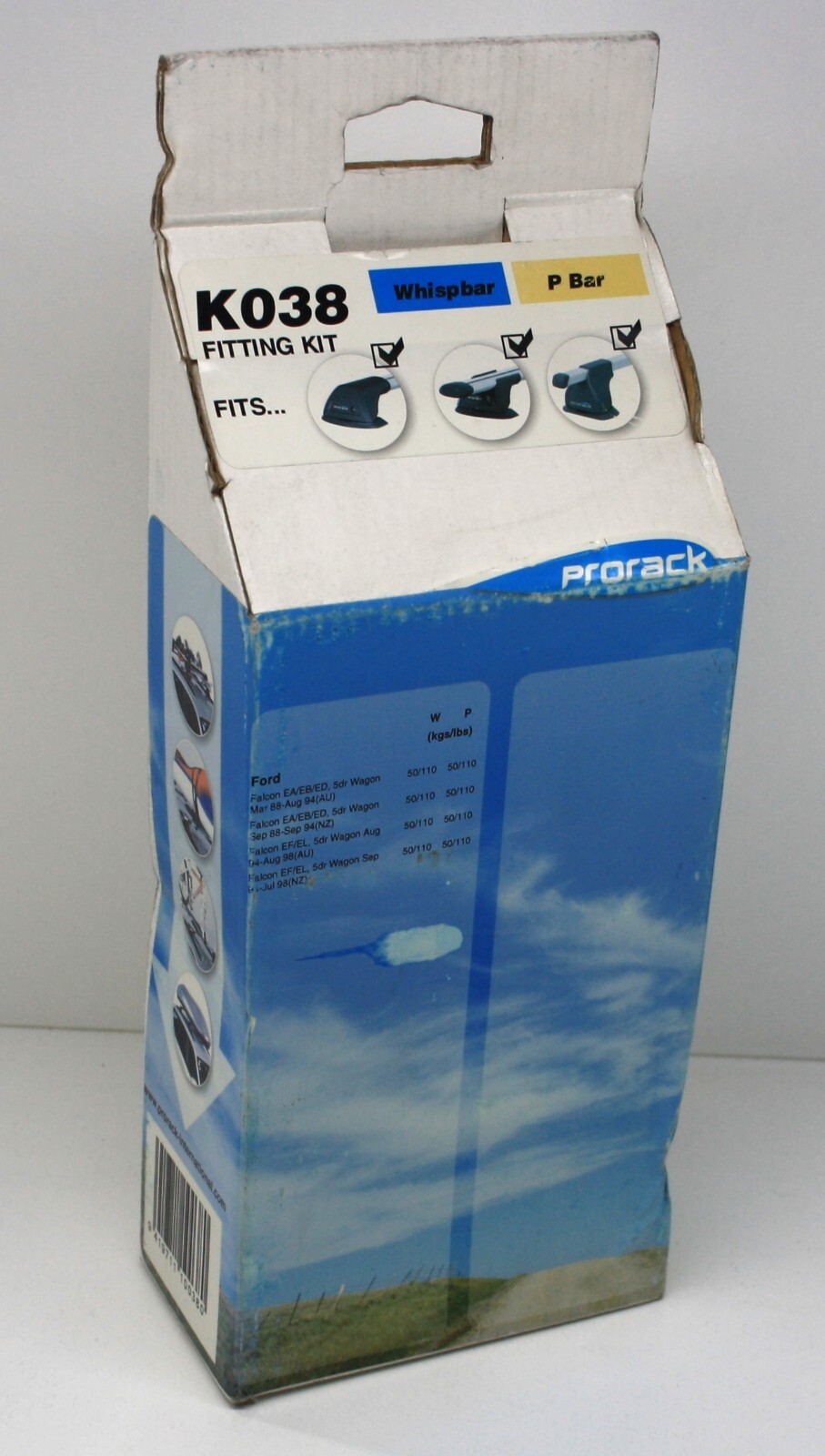 PRORACK K038 Vehicle Fitting Kit, Whispbar, P Bar | eBay